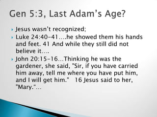 Genesis ch. 5, 2012, Adam, toledot, Adam’s age, 1656 years Adam to ...