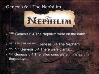 Nephilim In The Bible Verses