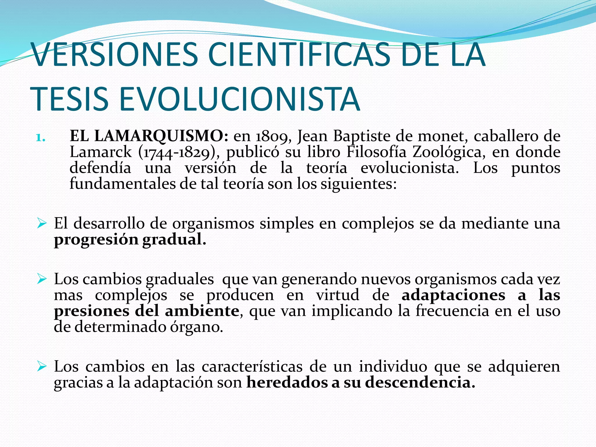 Genesis de la realidad humana | PPTX