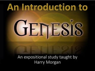 Introduction to Genesis | PDF