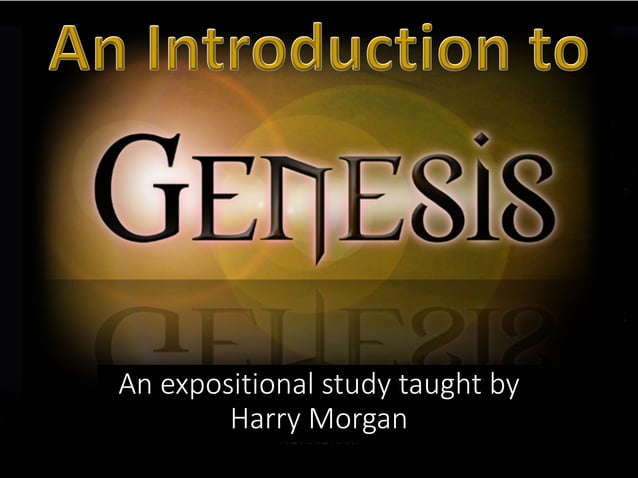 Introduction to Genesis | PPT