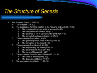 Genesis introduction and overview | PPT | Christianity | Religion ...