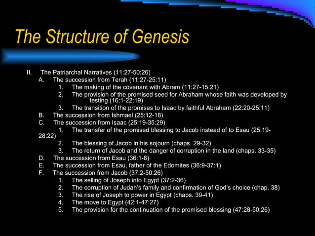 Genesis introduction and overview | PPT | Christianity | Religion ...