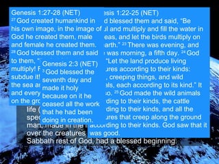 Genesis introduction and overview | PPT | Christianity | Religion ...