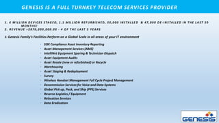 Genesis Overview, Capabilities, and Accomplishments | PPT