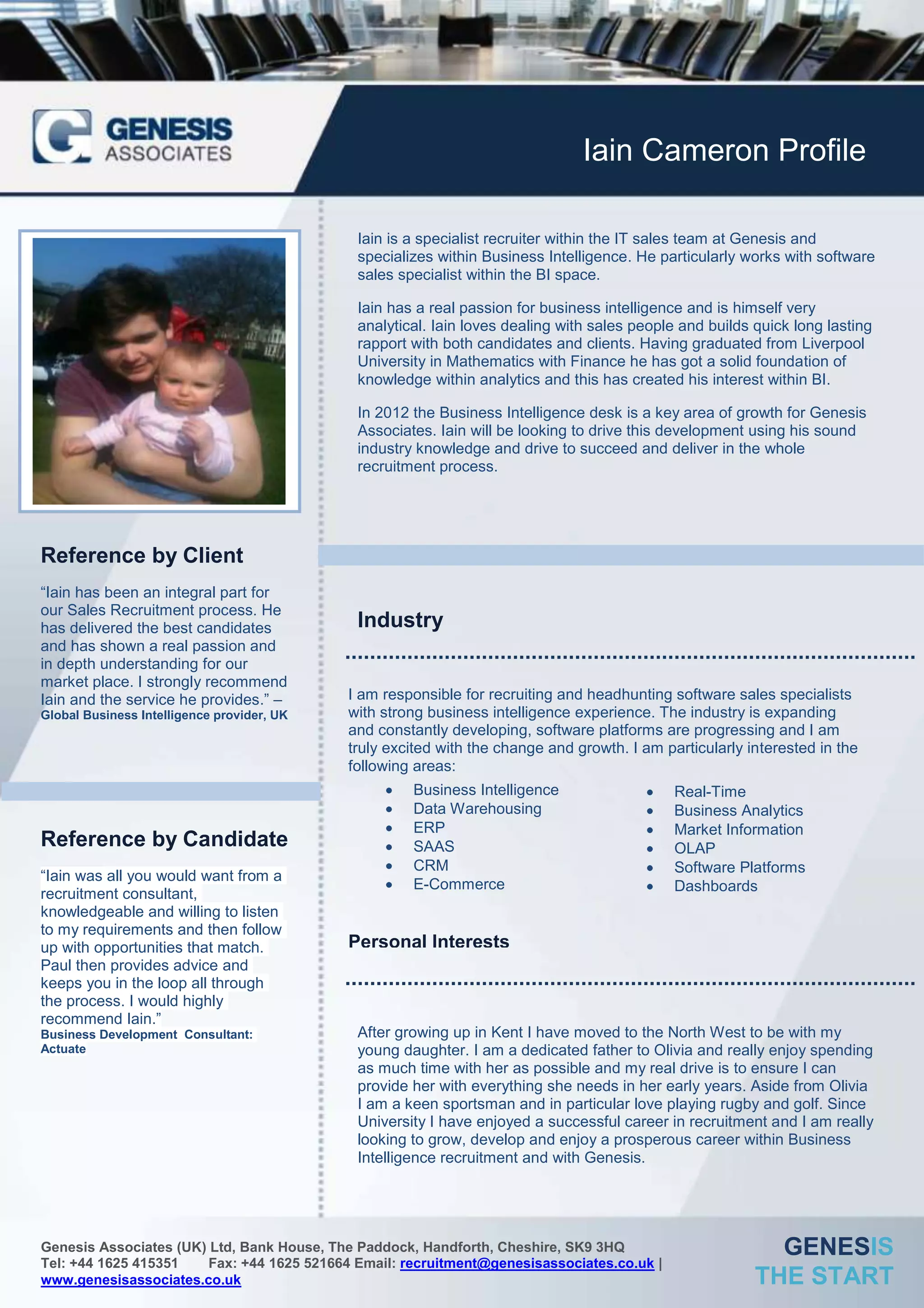 Genesis Slideshare Cv | DOC