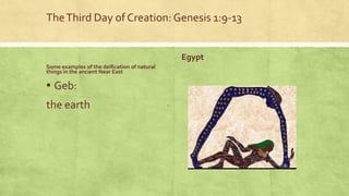 Genesis third day of creation | PPTX