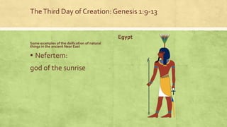 Genesis third day of creation | PPTX