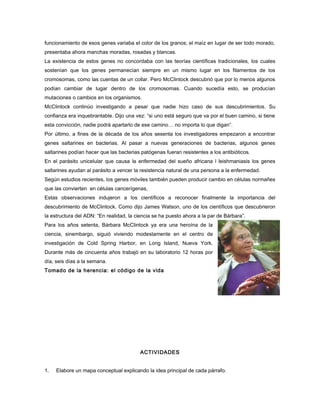 Genes saltarines | DOC