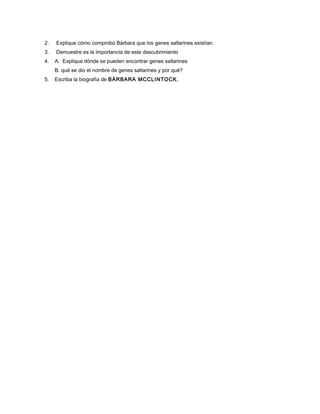 Genes saltarines | DOC