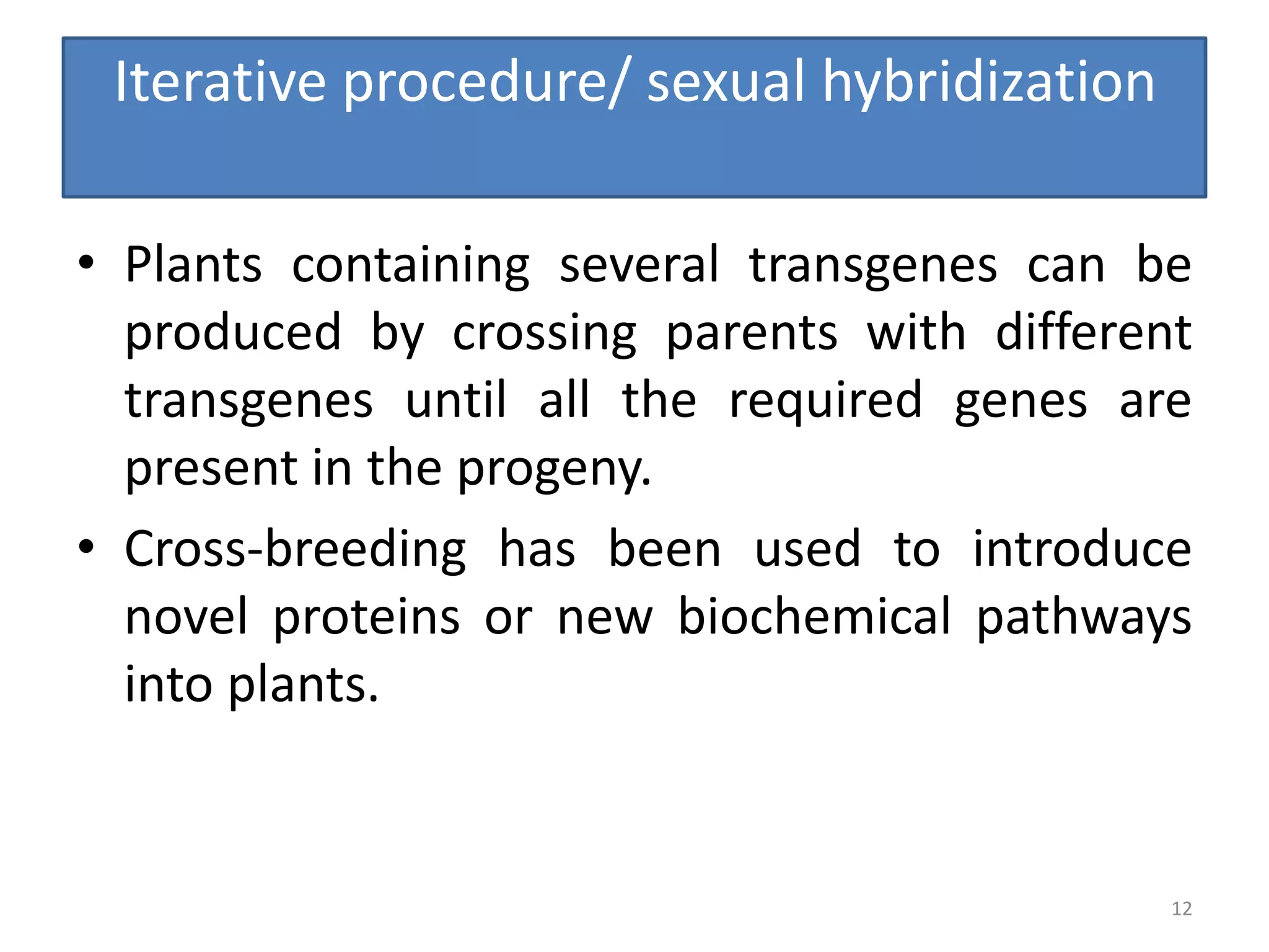 Gene stacking and its materiality in crop improvement | PDF