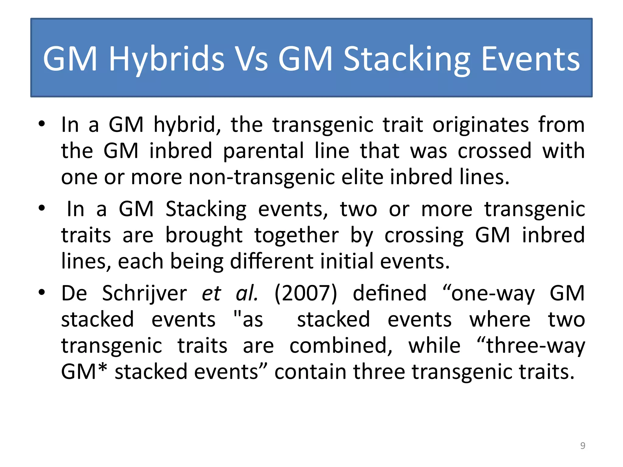 Gene stacking and its materiality in crop improvement | PDF