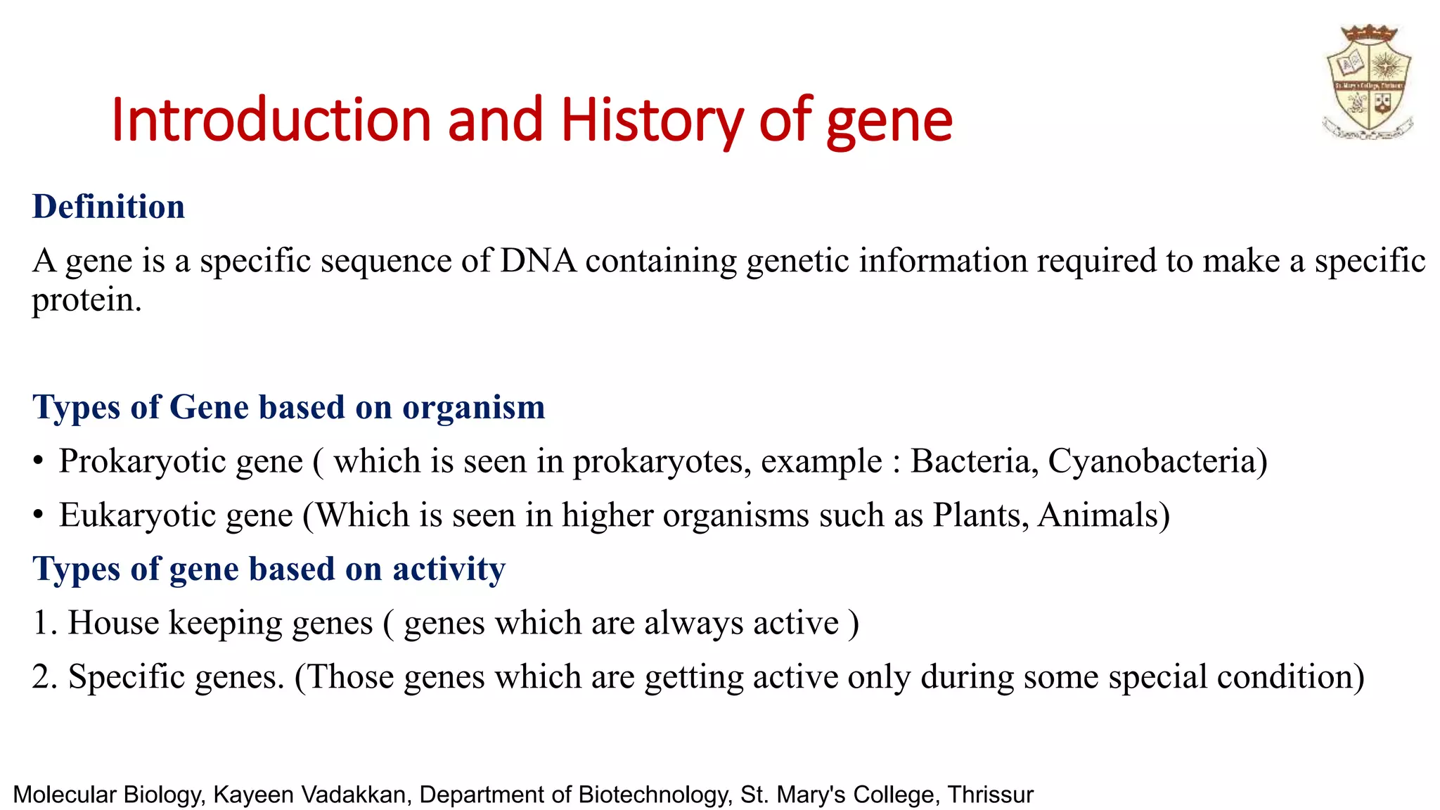 Gene structure | PPTX