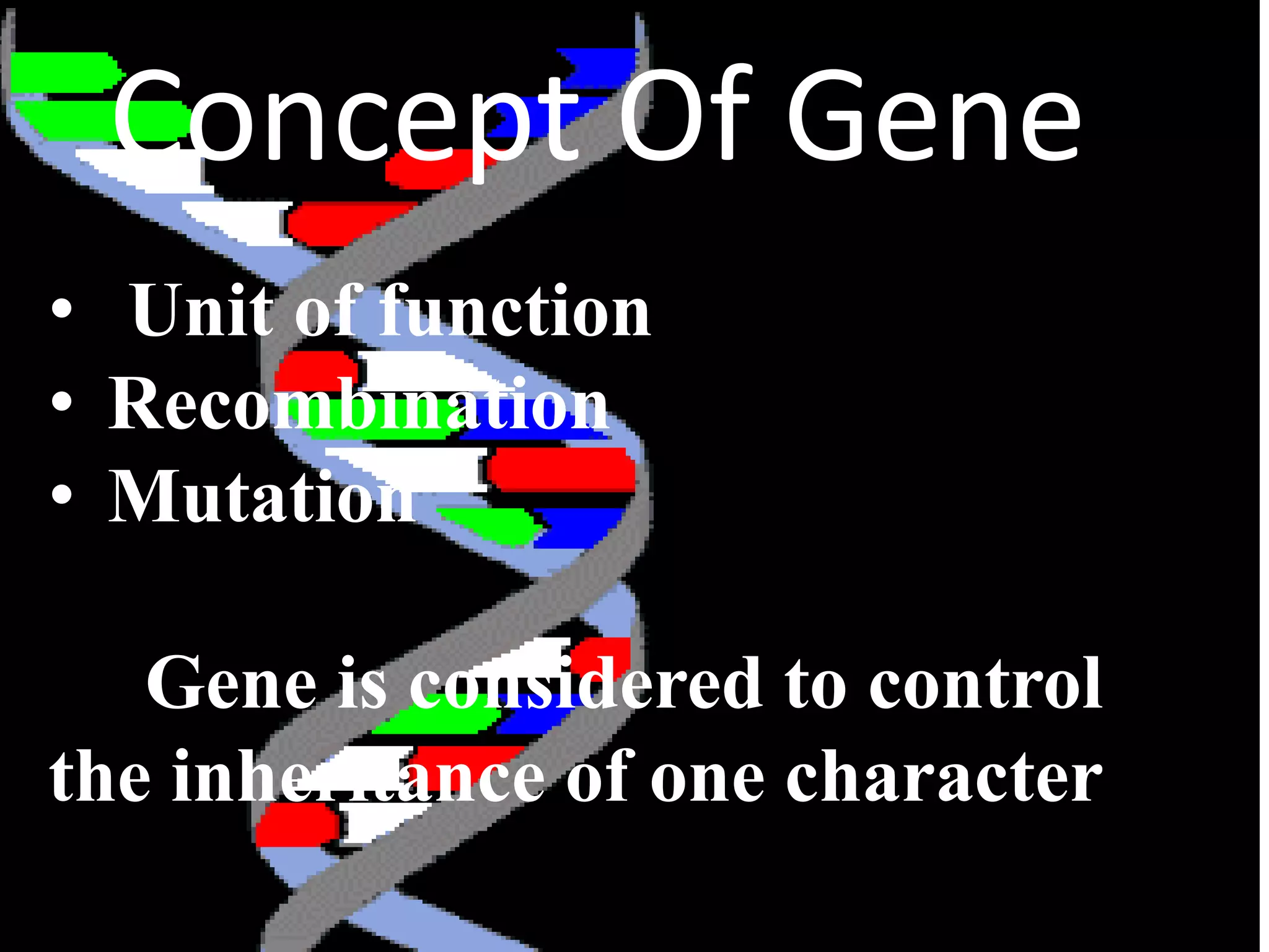 Gene structure and genetic code | PPTX