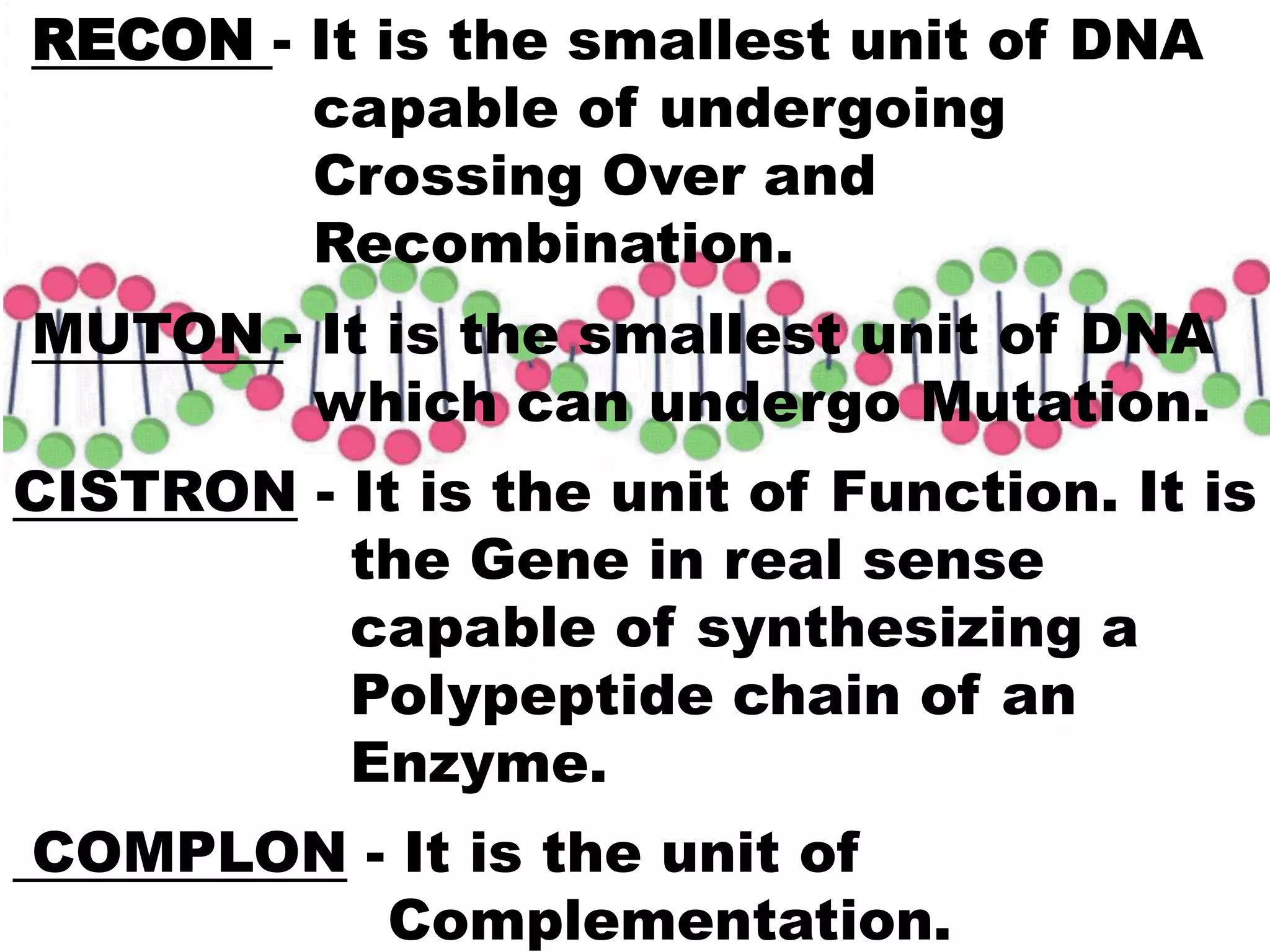 Gene structure and genetic code | PPTX