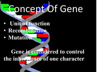 Gene structure and genetic code | PPTX