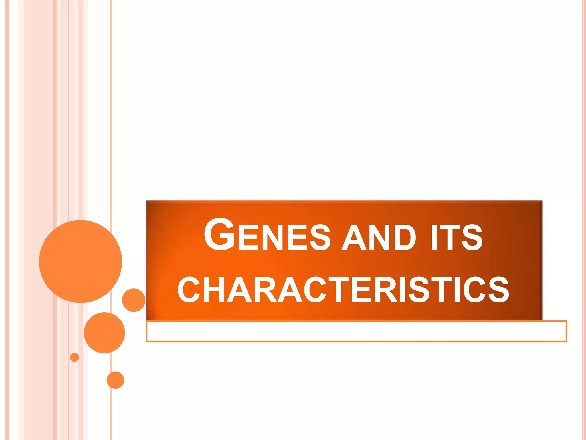 Genes | PPTX