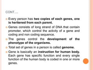 Gene structure and its characteristics | PPTX