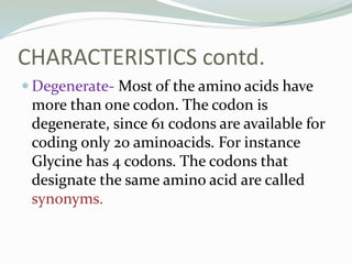 Gene structure and expreession | PPTX