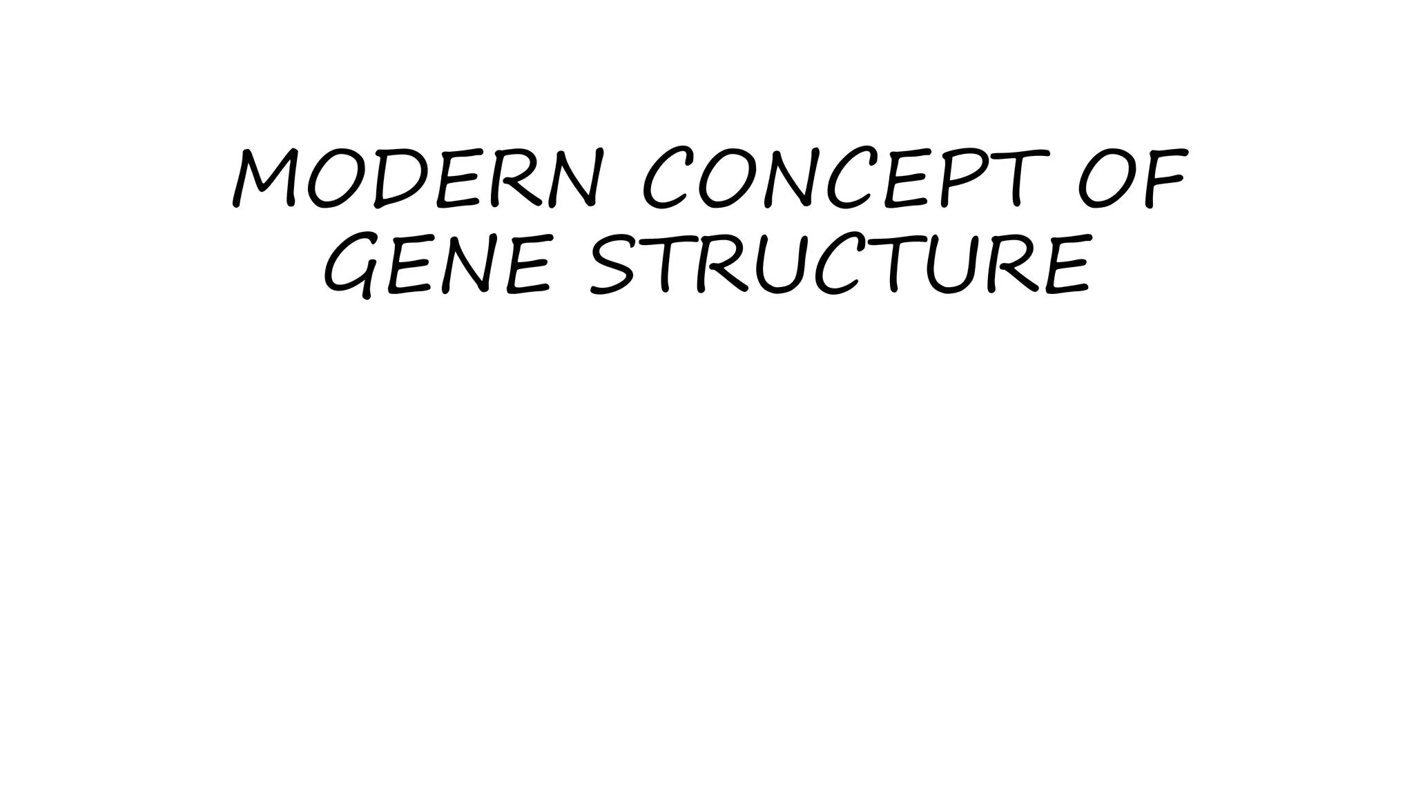 Gene structure | PPTX