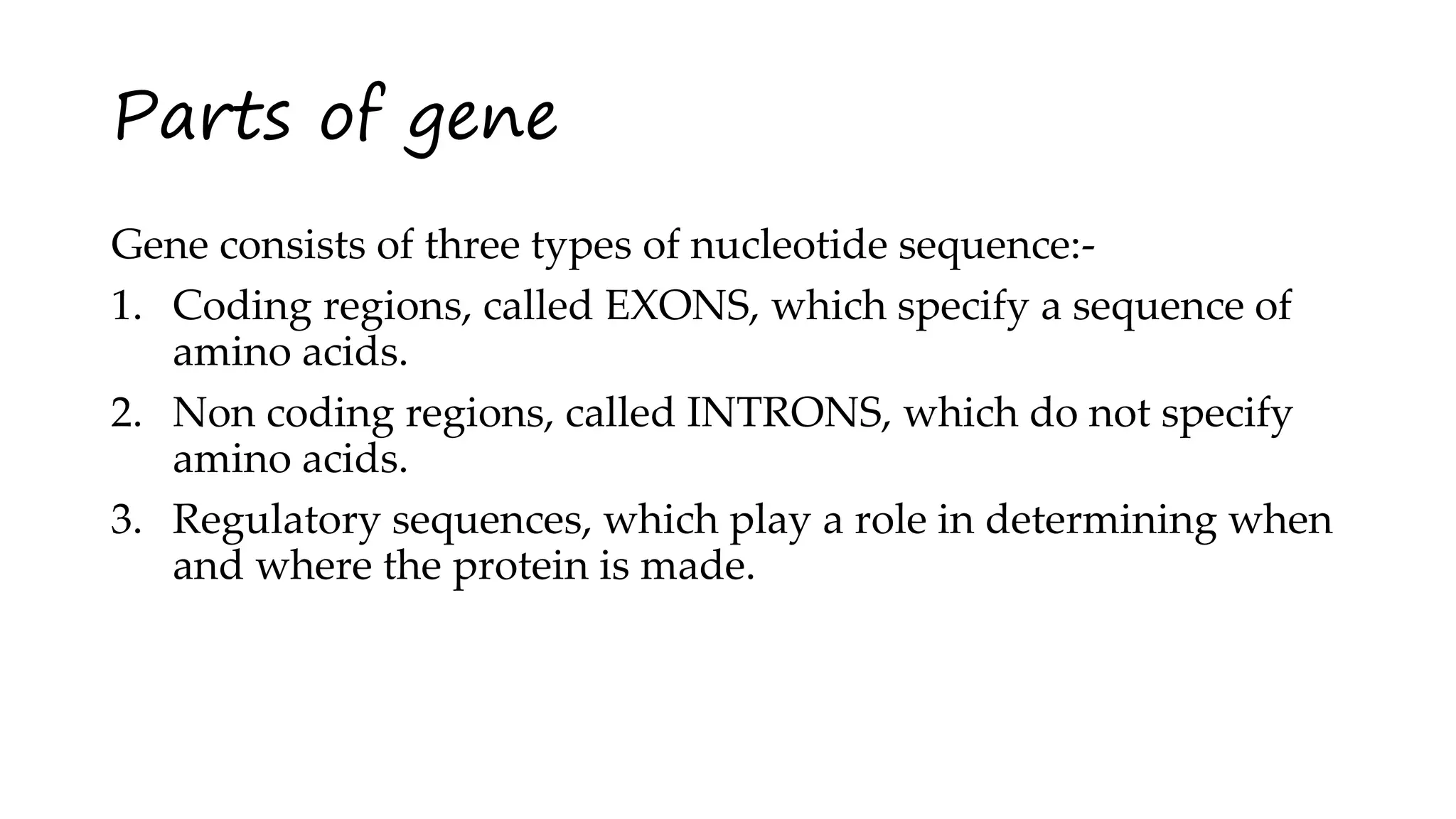 Gene structure | PPTX