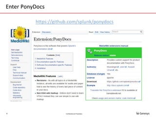 MediaWiki as a Documentation Platform | PPTX | Technology & Computing