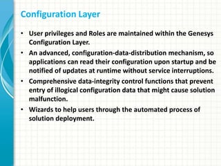 Genesys framework | PPTX