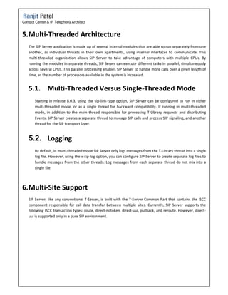 Genesys SIP Server Architecture | PDF