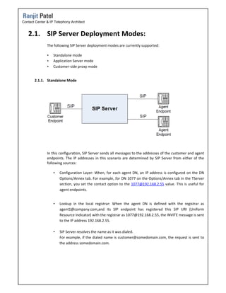 Genesys SIP Server Architecture | PDF