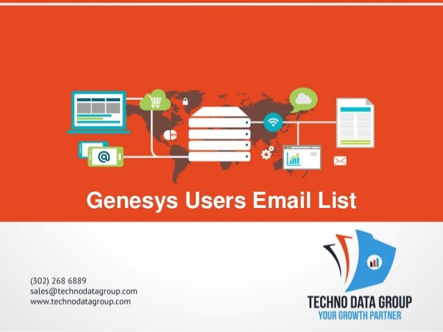 Genesys users email list