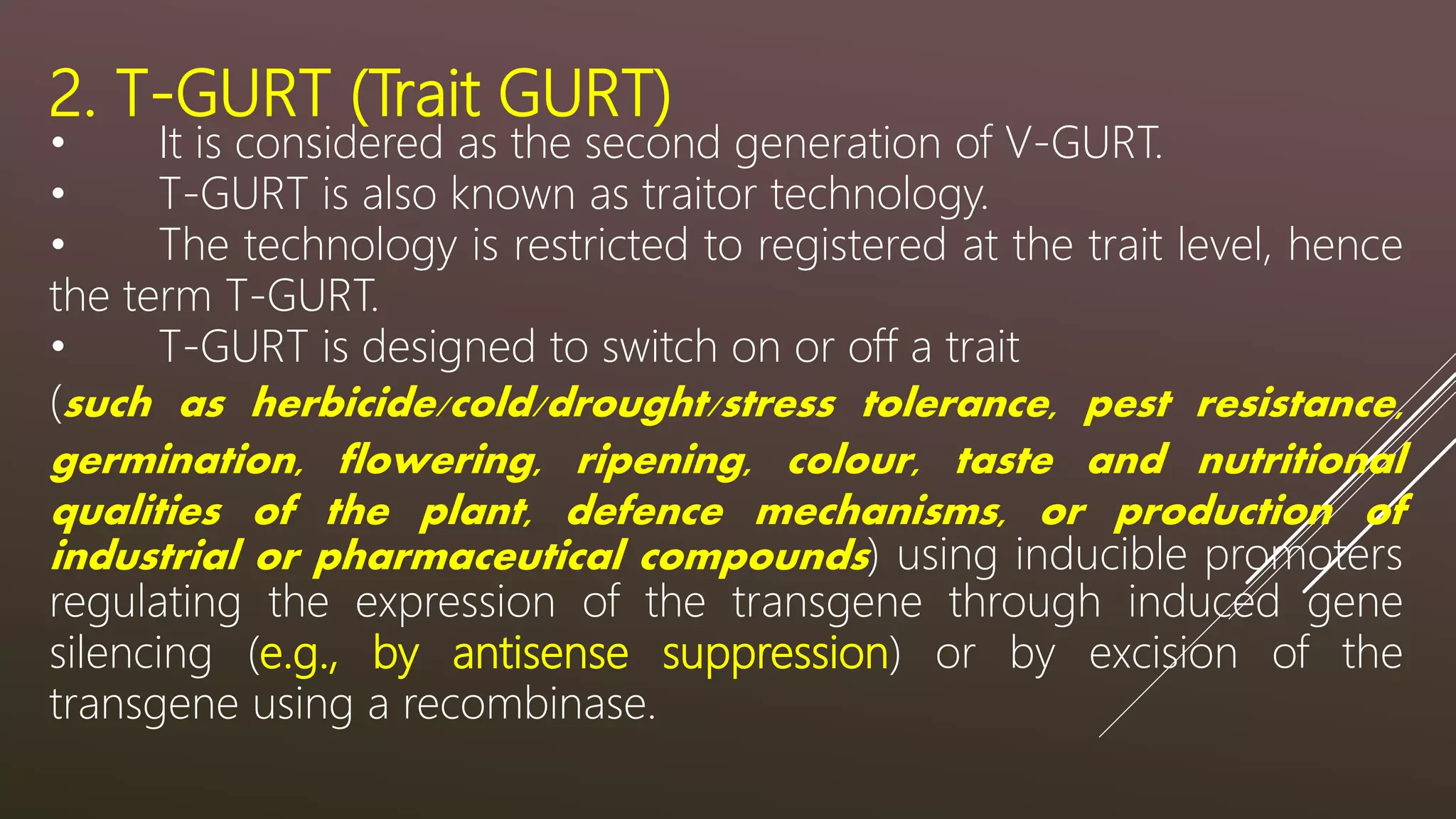 Terminator Gene Technology | PPTX