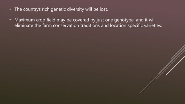 Terminator Gene Technology | PPTX