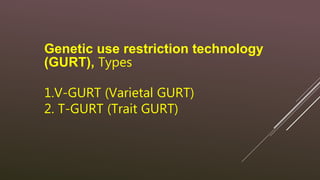 Terminator Gene Technology | PPTX