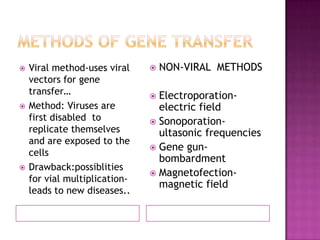 Gene therapy | PPTX