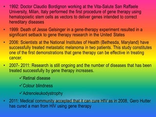Gene therapy | PPTX