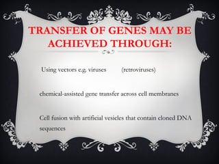 Gene therapy | PPT