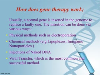 Gene therapy v2 | PPT