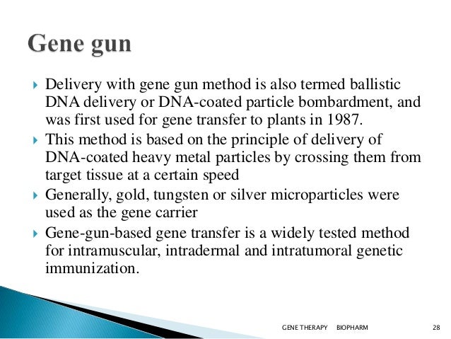 Gene therapy