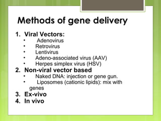 Gene therapy | PPT