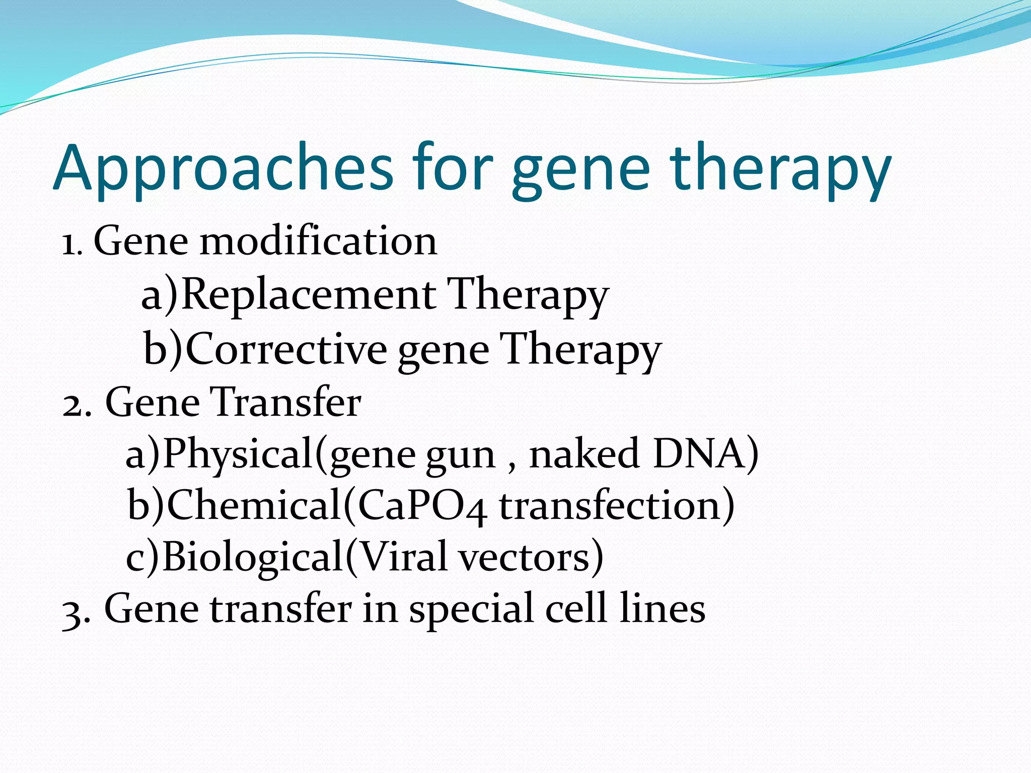 Gene therapy | PPTX