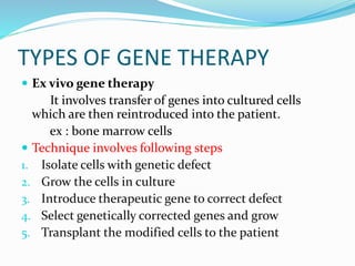 Gene therapy | PPTX