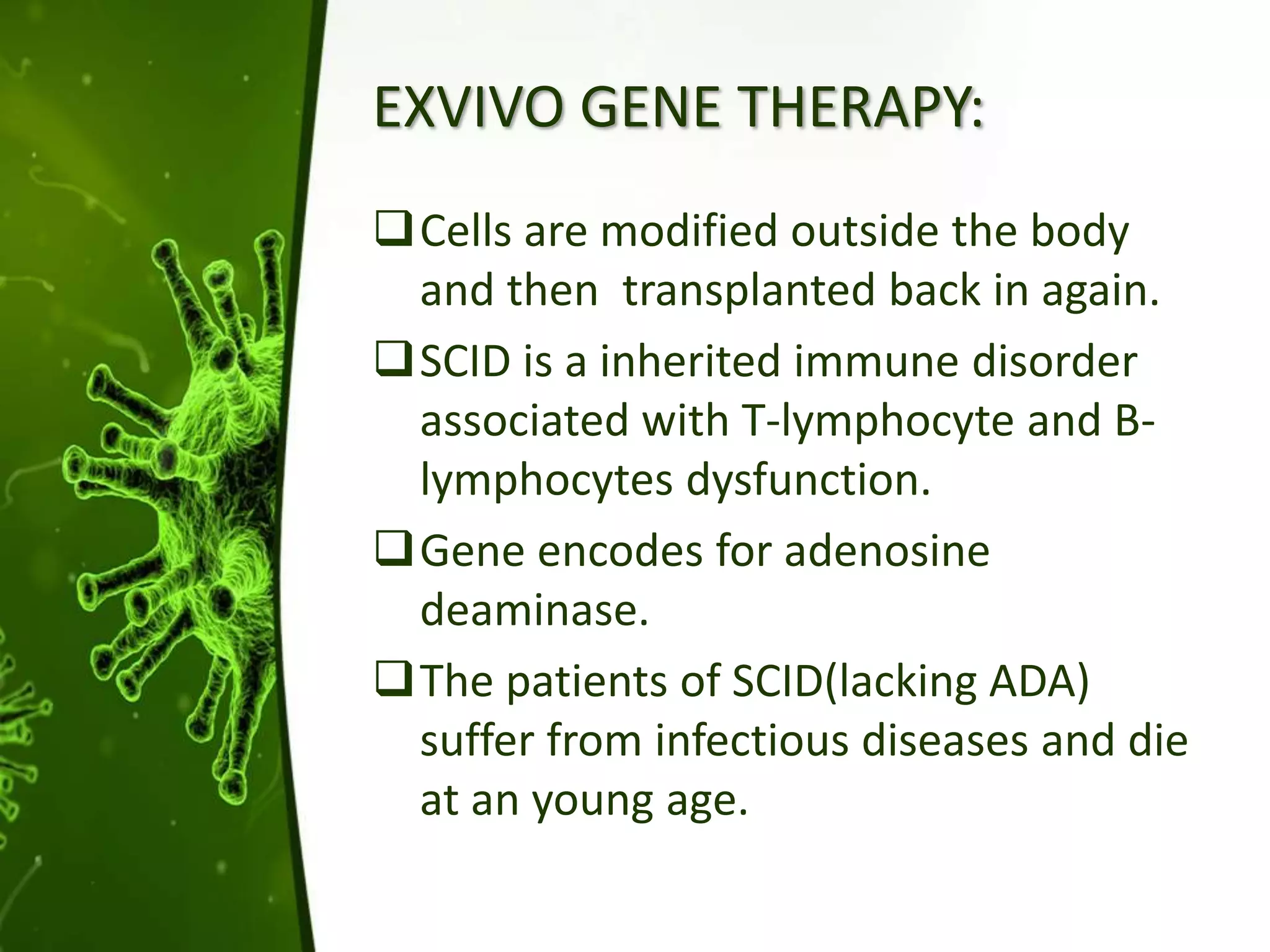 Gene therapy ppt for students and staff | PPTX