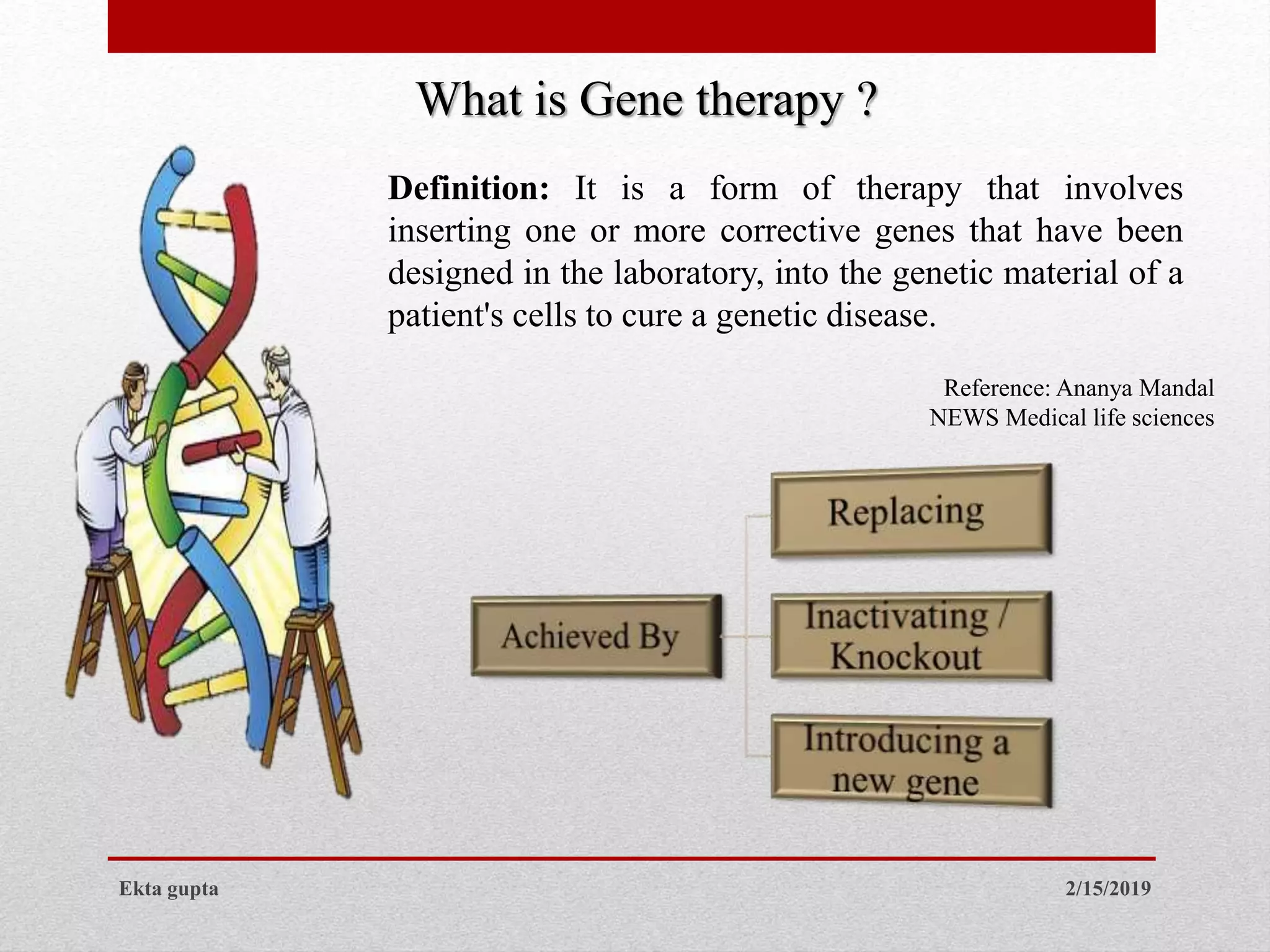 Gene therapy | PPT