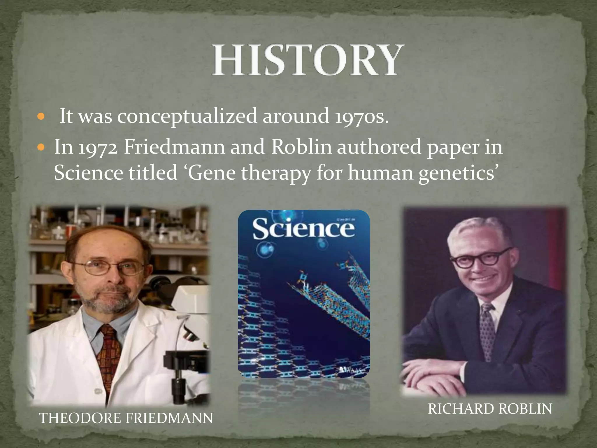 Gene therapy | PPTX
