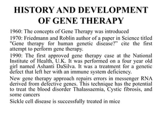Gene therapy | PPTX