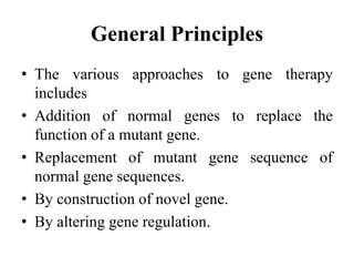 Gene therapy | PPTX