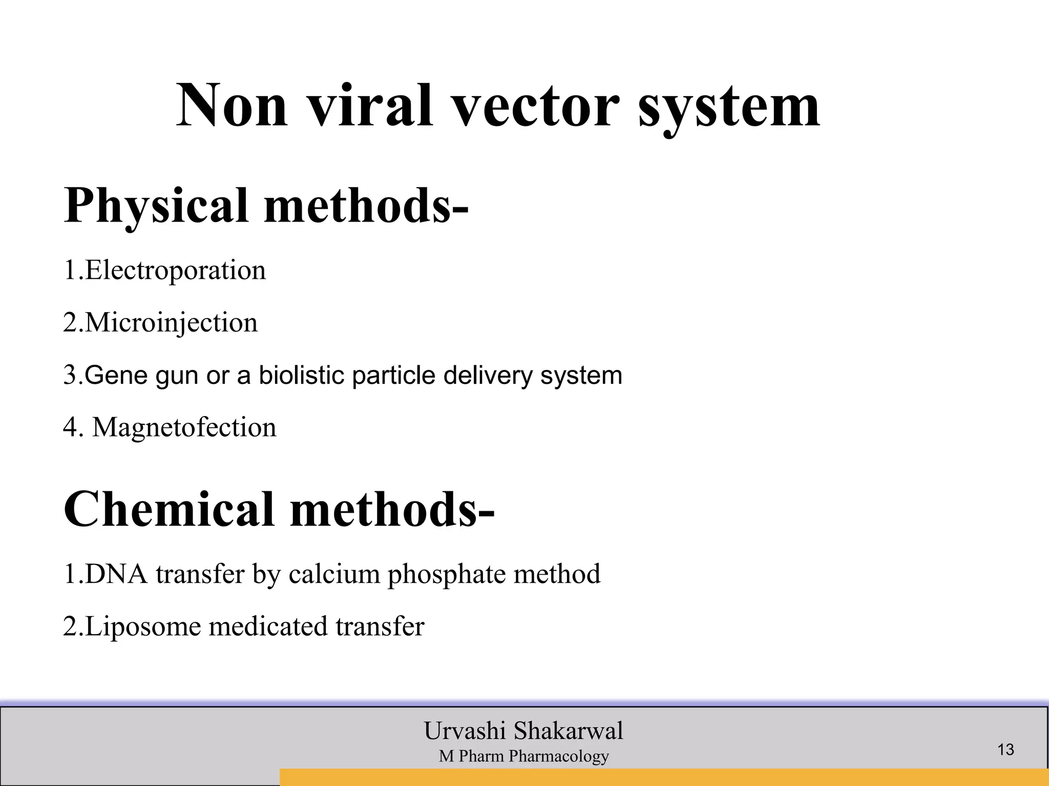 Gene Therapy, Applications and Recent advances | PPT