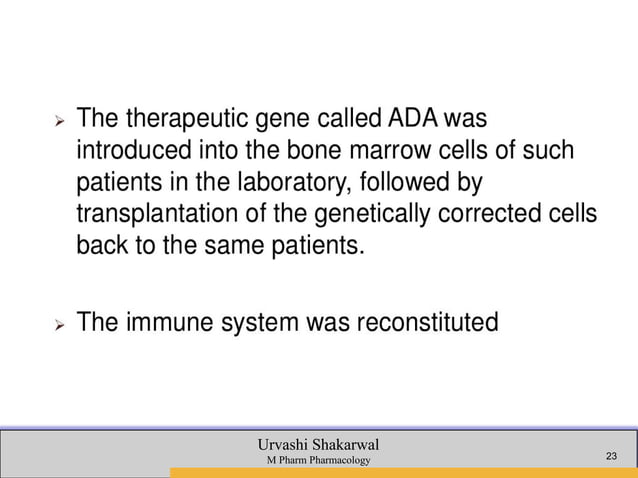 Gene Therapy, Applications and Recent advances | PPT