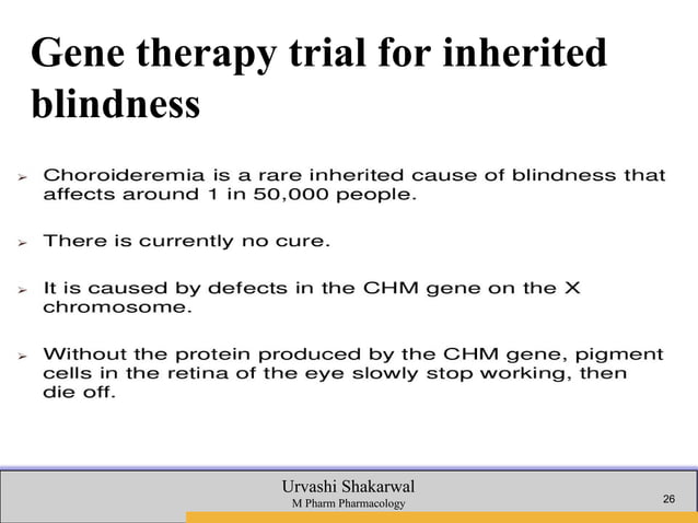 Gene Therapy, Applications and Recent advances | PPT