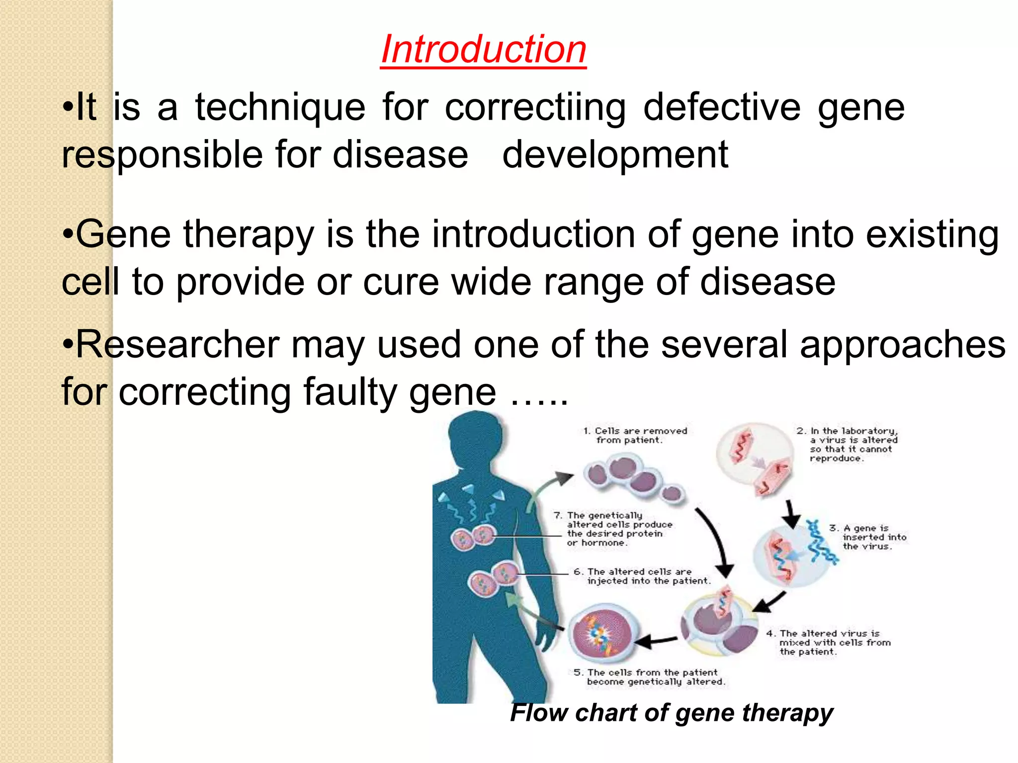 Gene therapy | PPTX